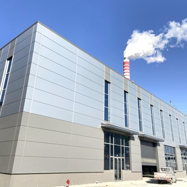 Modular Portal Steel Frame Buildings Fabrication ALC Wall Panel Customized