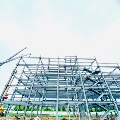 Multi Story Prefabricated Modular Buildings Office Metal Structure Design